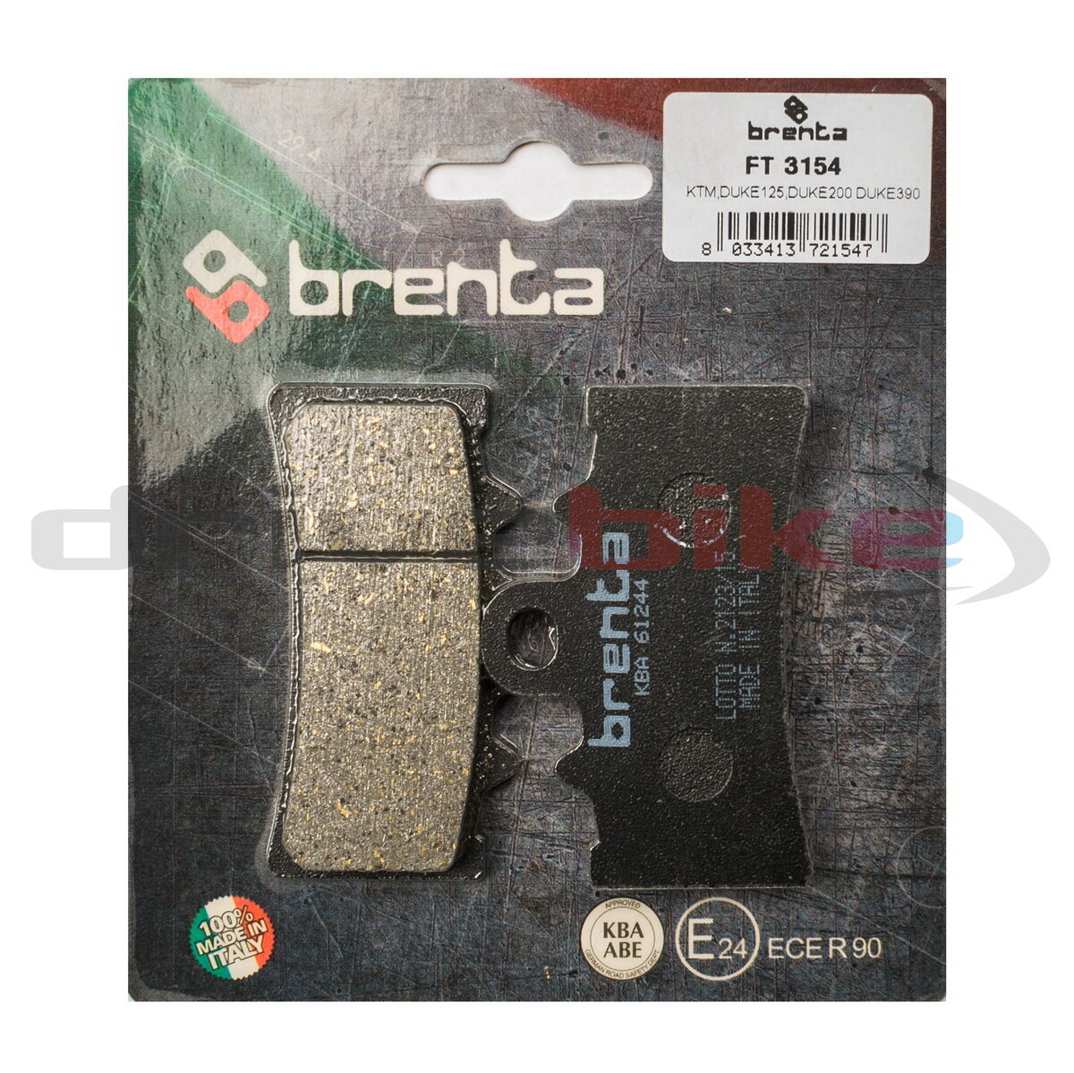 BRENTA Тормозные колодки FT 3154 Organic