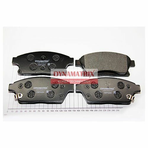 Комплект передних тормозных колодок Dynamatrix-Korea DBP4264