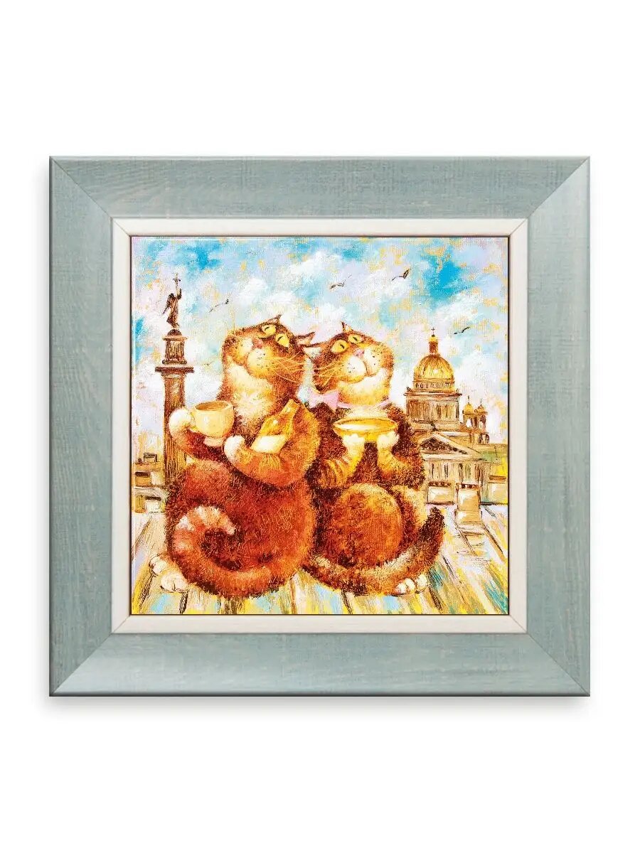 Картина на стену с Питерскими котами