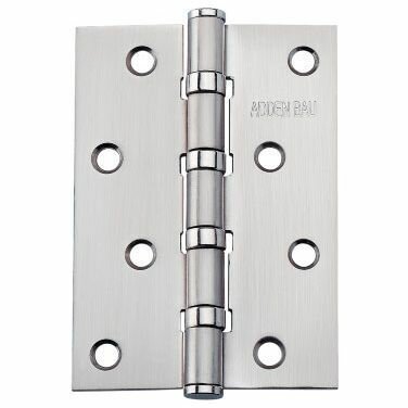 Петля дверная универсальная с четырьмя подшипниками ADDEN BAU 100x70x2.5 4BB MATTE SATIN CHROME