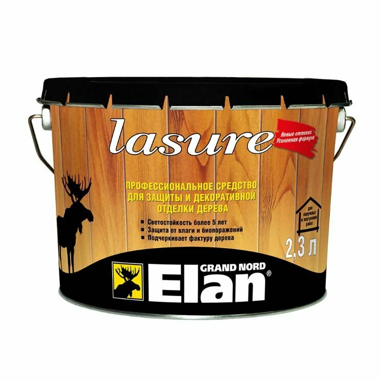Лазурь для дерева Elan венге 2,3 л