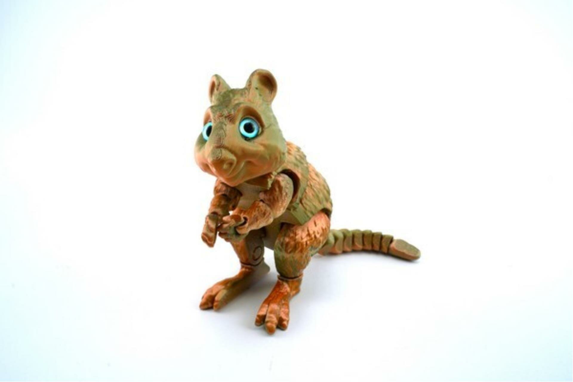 3D фигурка подвижная "Квокка Ку" цвета в асс. в к 10x10x10 см