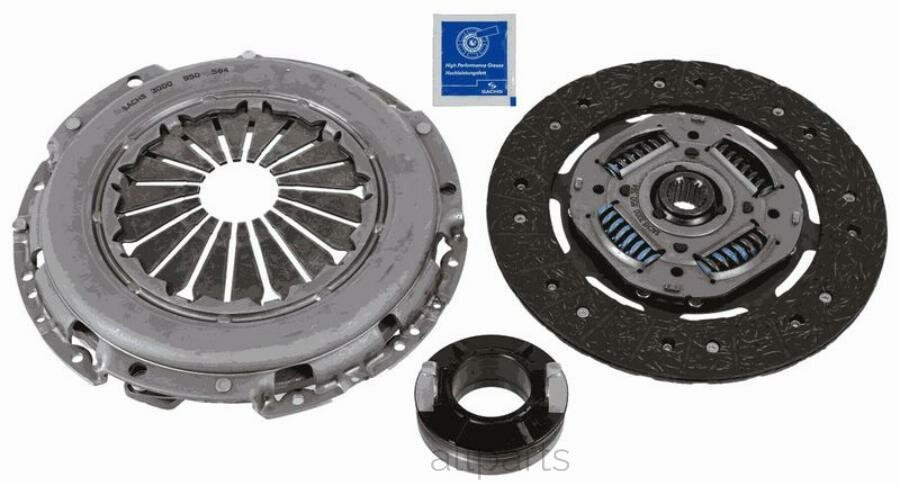 SACHS 3000950564 Комплект сцепления HYUNDAI 1.6 CRDi 05- \ KIA 1.6 CRDi 05-