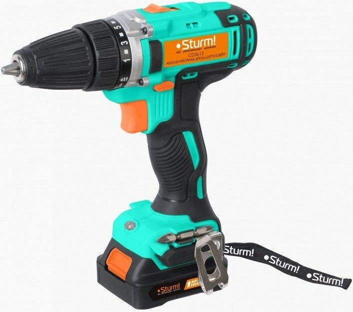 Дрель-шуруповерт аккумуляторная Sturm! CD3612