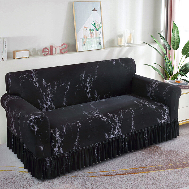 Вязаный печатный чехол для дивана, полный чехол для дивана, универсальный чехол для дивана на все сезоны, оптовая продажа