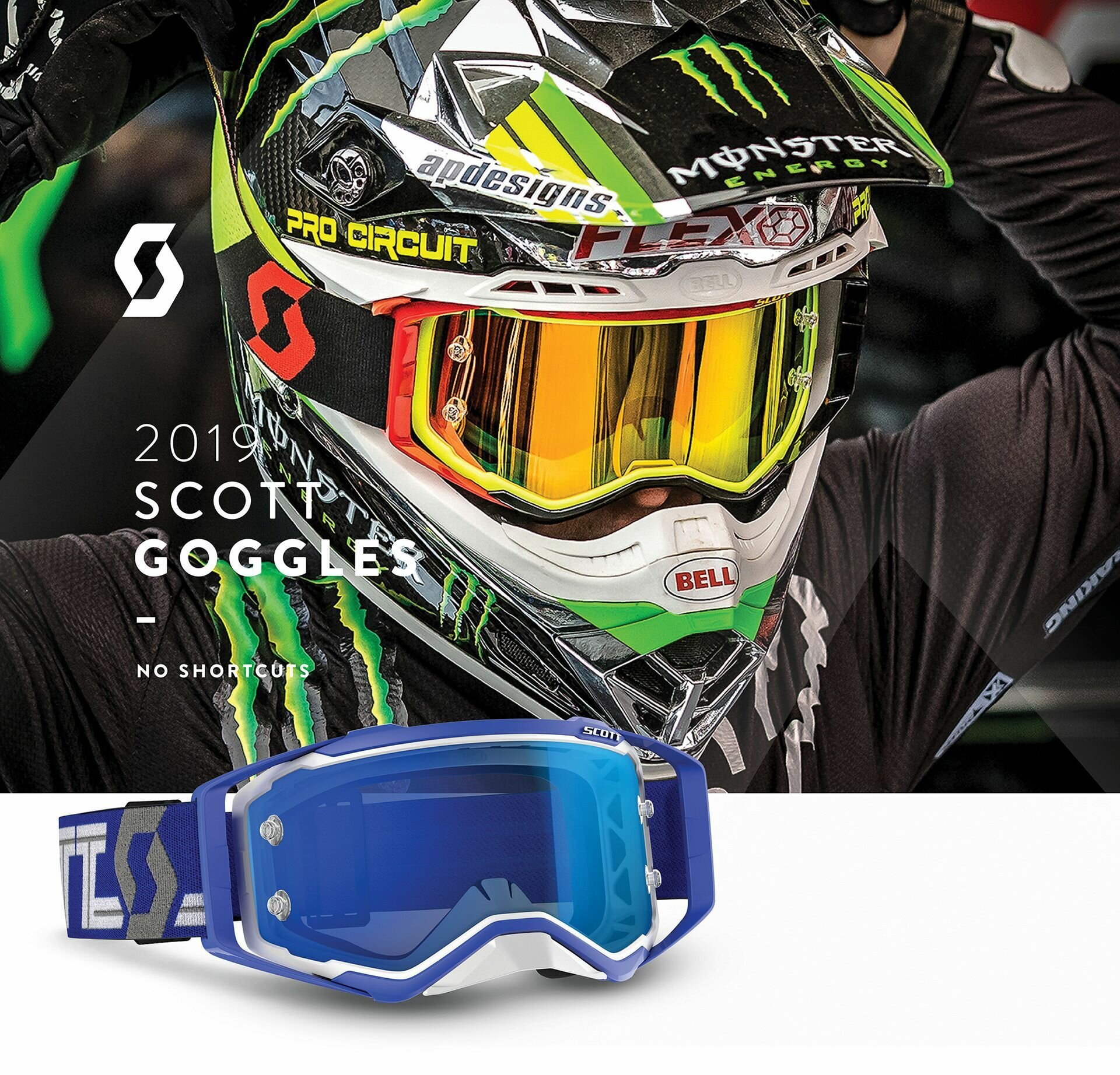 Scott Очки для мотокросса для мотоциклов-внедорожников