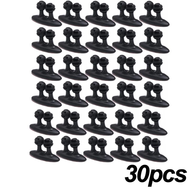 Автомобильный держатель для кабелей 30PCS