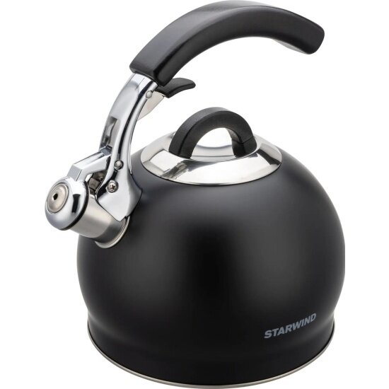 Чайник Starwind Chef Concept 3 л, нержавеющая сталь, черный (SW-CH1510)