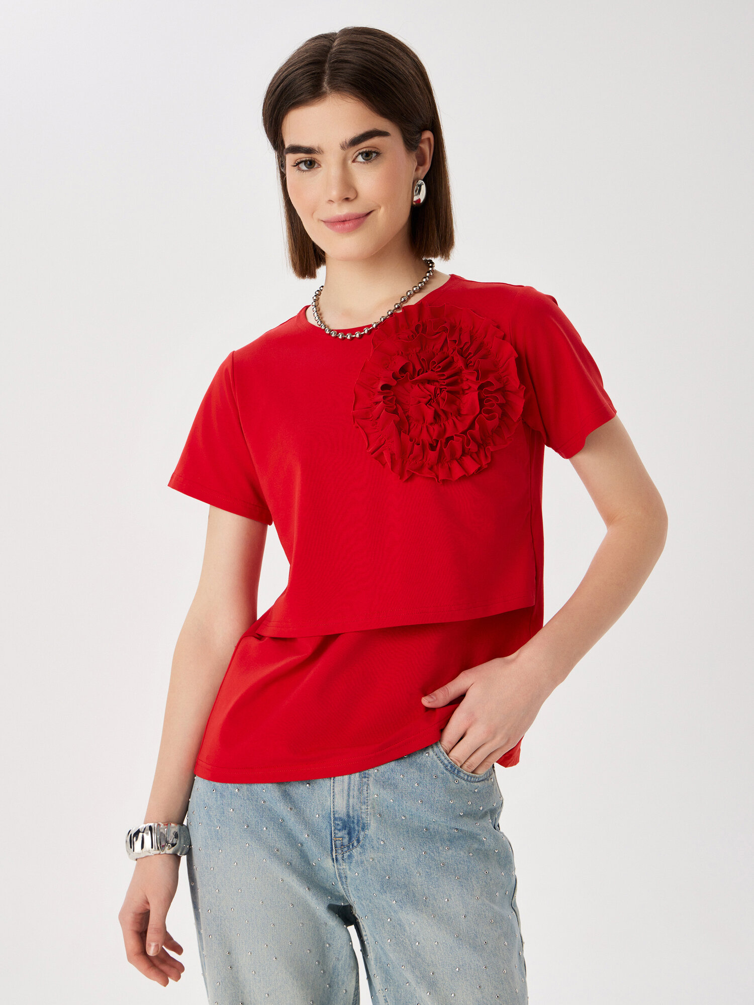 Футболка для кормящих мам Для беременных и кормящих