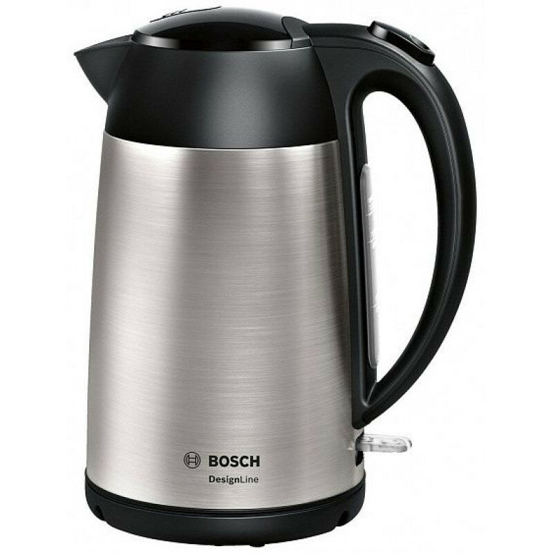 Bosch Чайник Bosch TWK3P420, электрический, серебристо-черный (2400Вт, 1.7л) (ret)