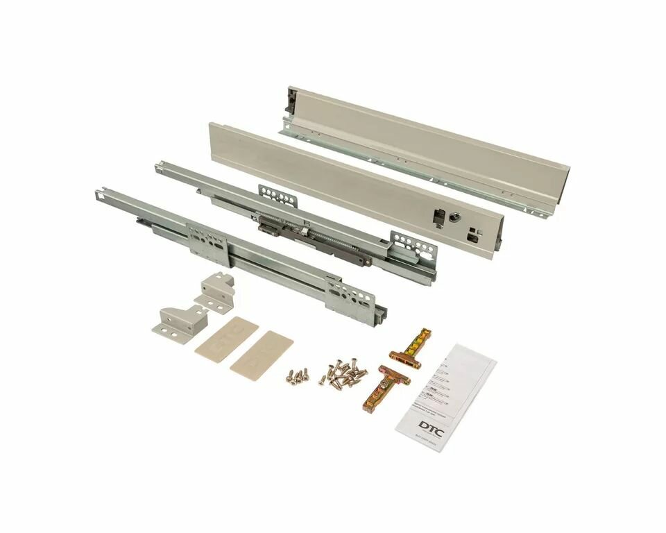 Комплект ящика Dragon Box длина 500 мм, высота 69.5 мм, Push-to-Open, серый