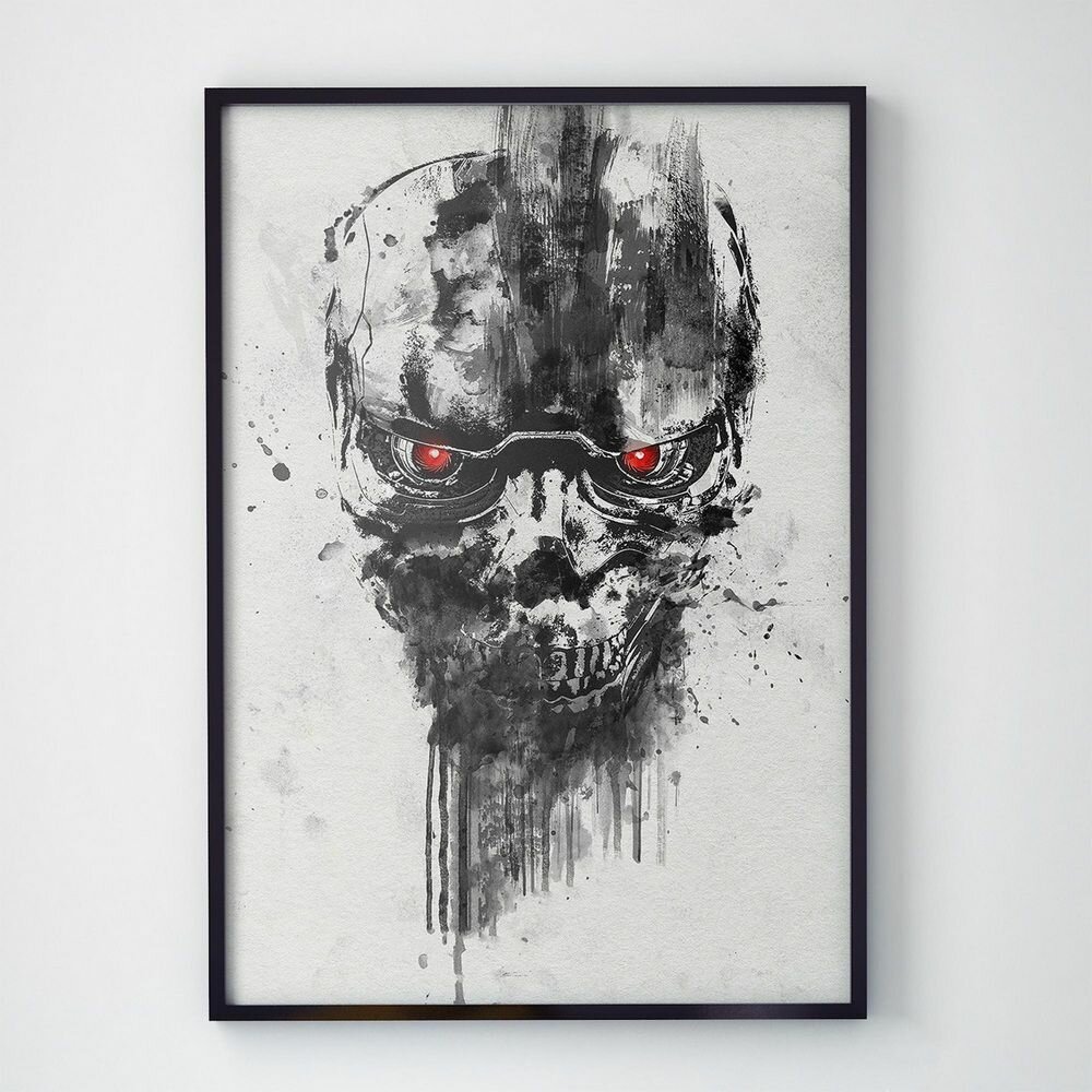 Плакат, постер Терминатор (Terminator) на бумаге, размер 21х30см