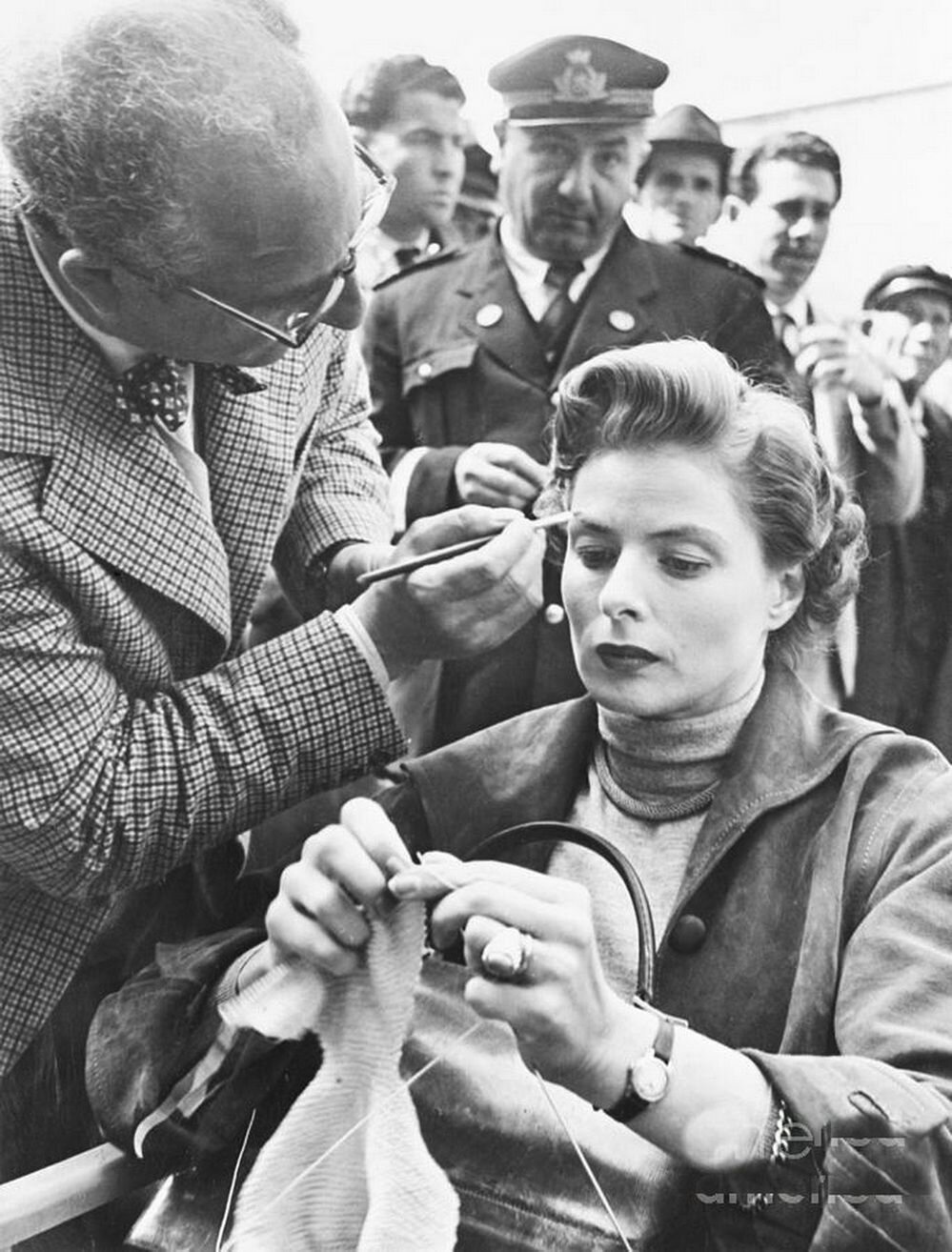 Плакат, постер Ингрид Бергман на бумаге, размер 21х30см