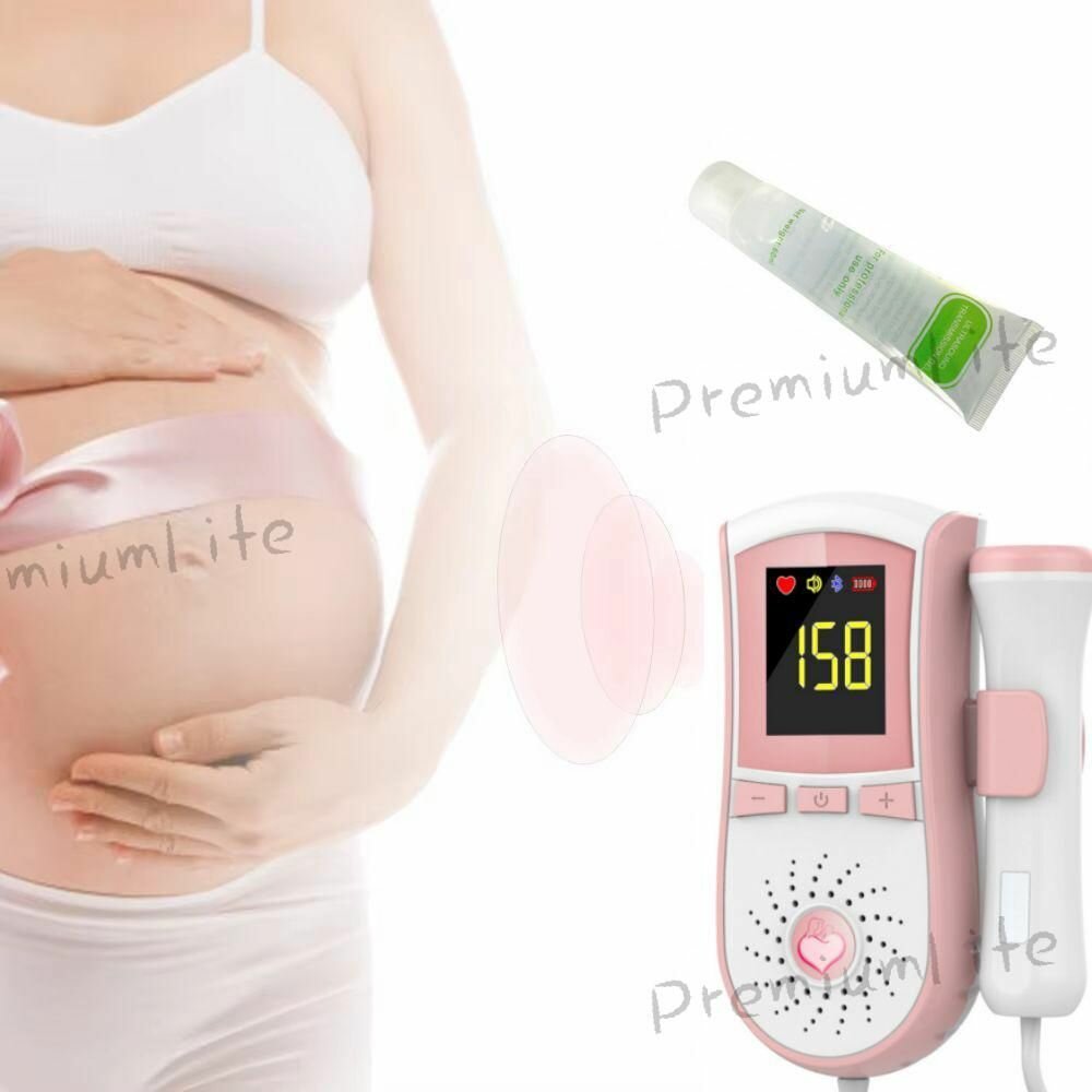 Допплер для беременных фетальный домашний доплер/чистый динамик/60 мл геля в подарок