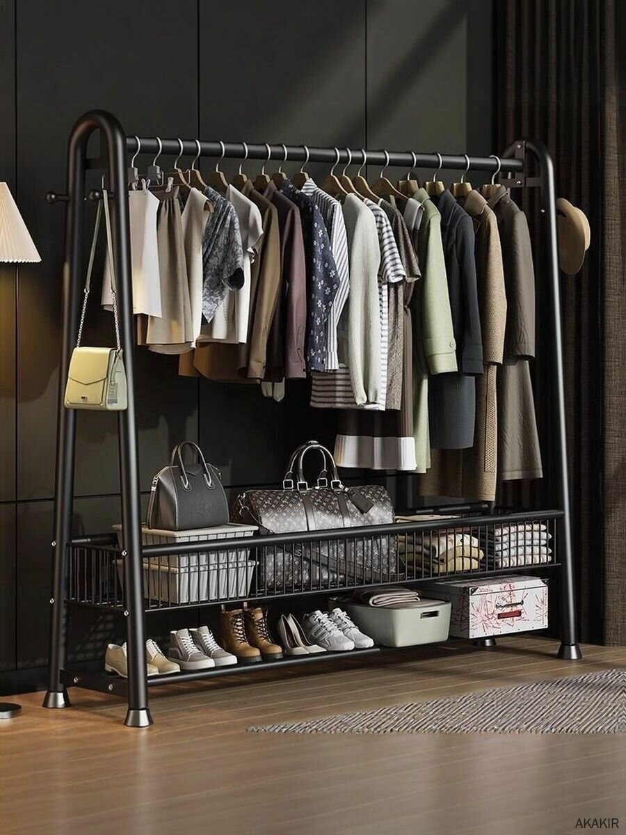 Вешалка-рейл напольная