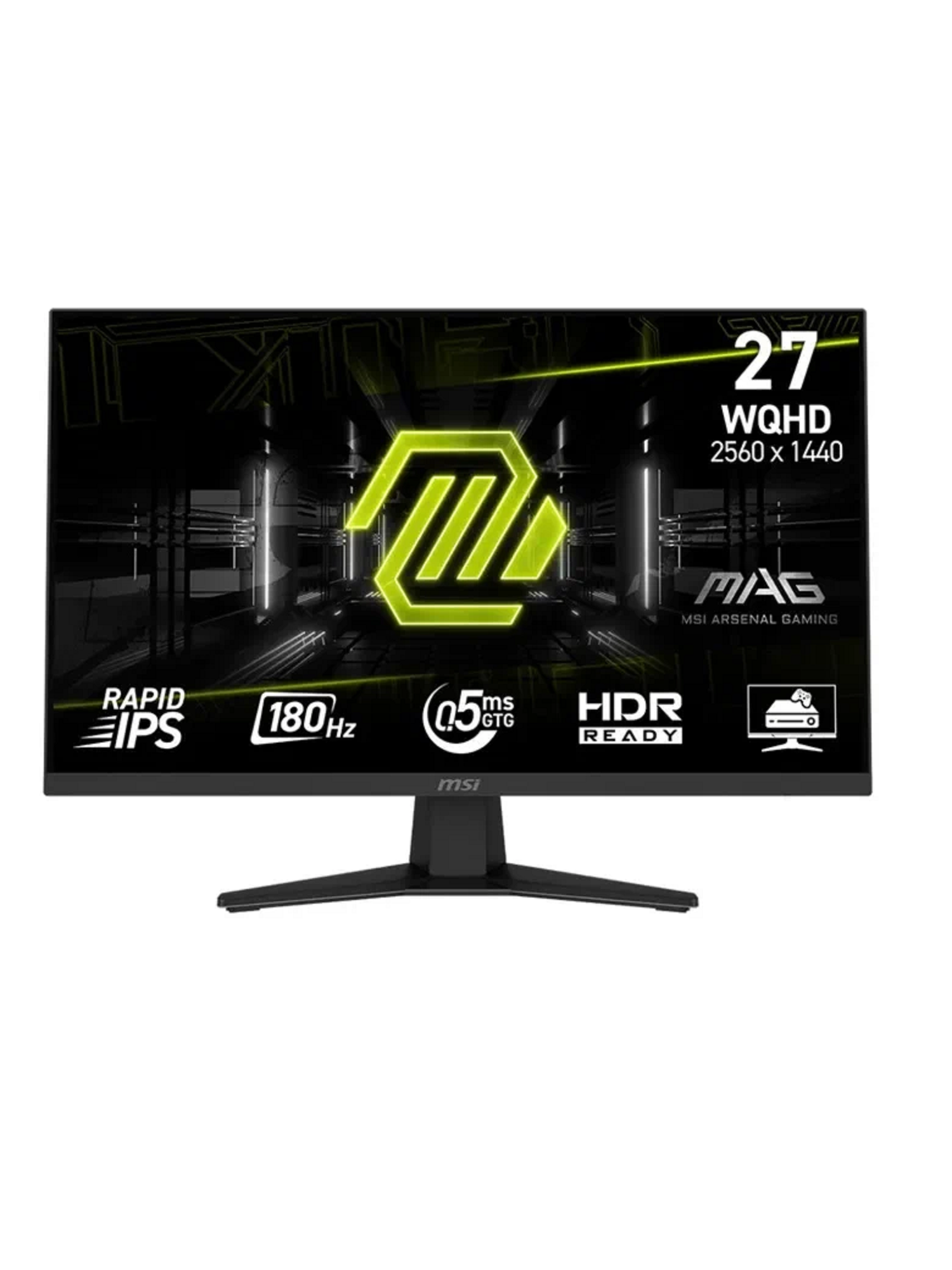Монитор MSI MAG 274QF IPS, диагональ 27", разрешение 2560х1440