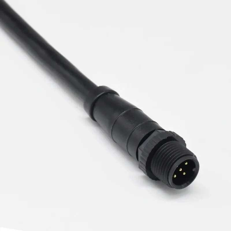 Разъем M12 Водонепроницаемый преобразователь NMEA2000 IP67 3 6 портов Автомобильные аксессуары 250 В 5-контактный Т-образный 3-позиционный разъем для корабля и яхты, Male with 1M wire