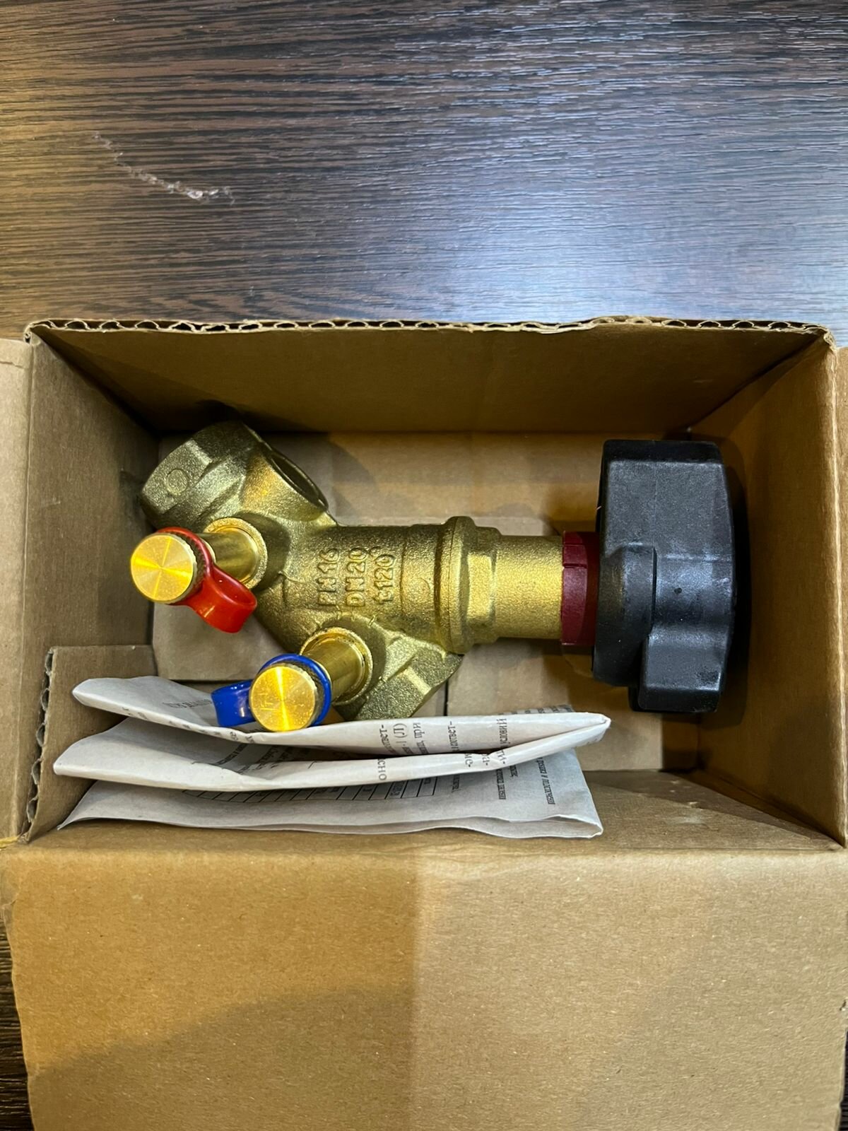 Клапан балансировочный ручной 3/4 STAD BY-2-20 без дренажа