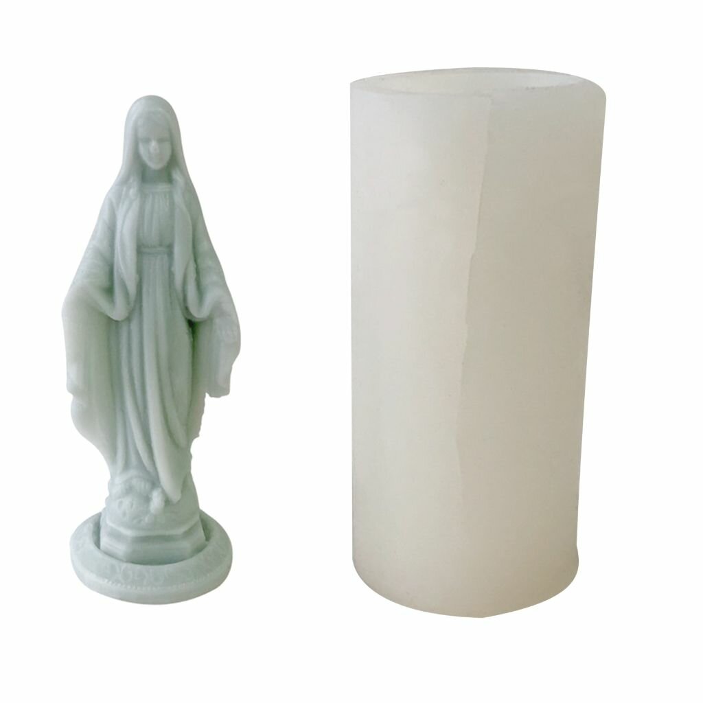 Силиконовая форма для свечей 3D Maria своими руками из гипса, эпоксидного мыла и гипсовой формы для изготовления поделок