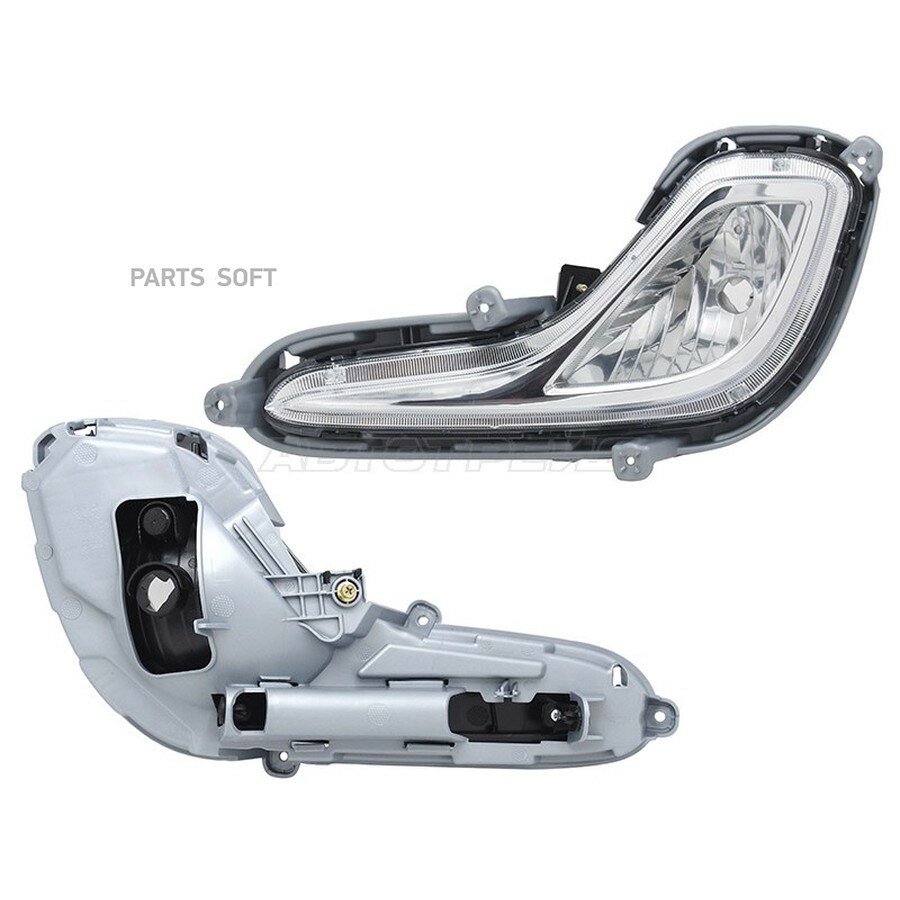 Фара противотуманная (Слева) Hyundai Solaris 10-14 / Accent 11-17 SAT ST-221-20S1L-UE-R | цена за 1 шт