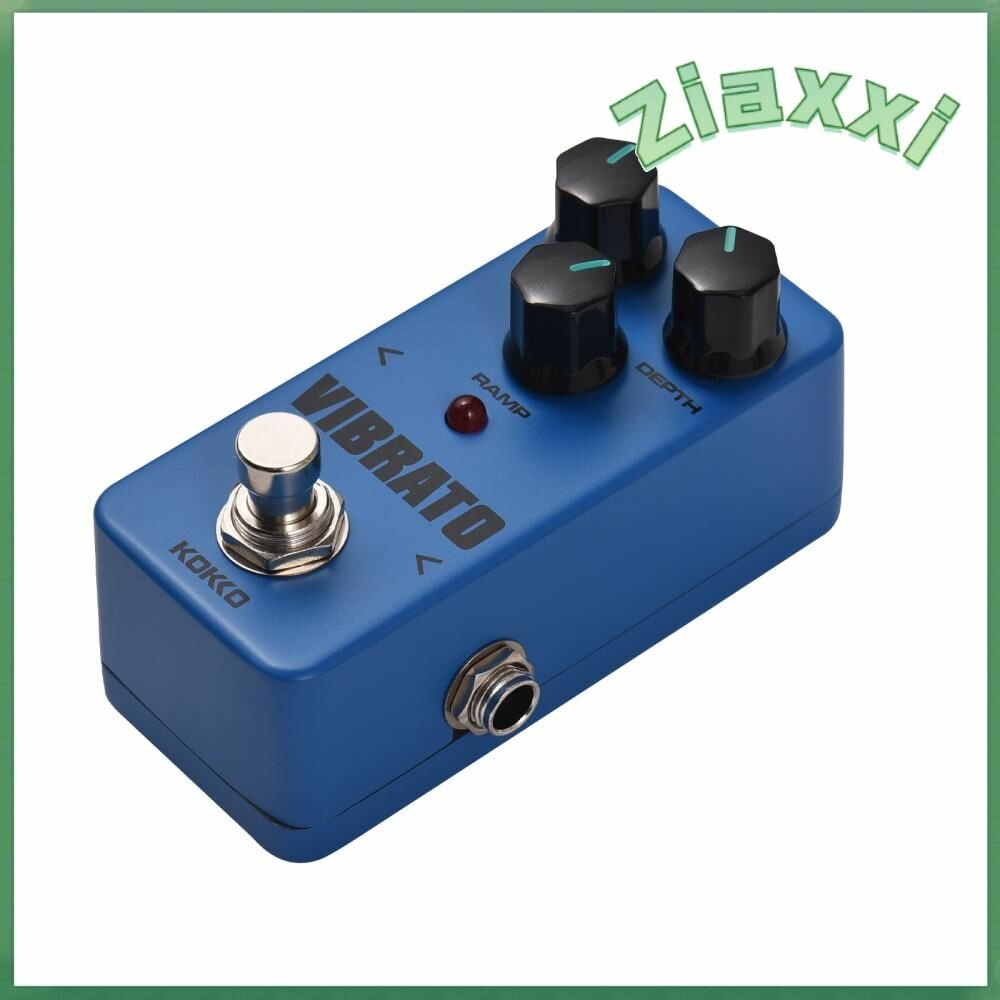 KOKKO FVB2 VIBRATO, портативный гитарный эффект для электрогитары, 3 ручки управления