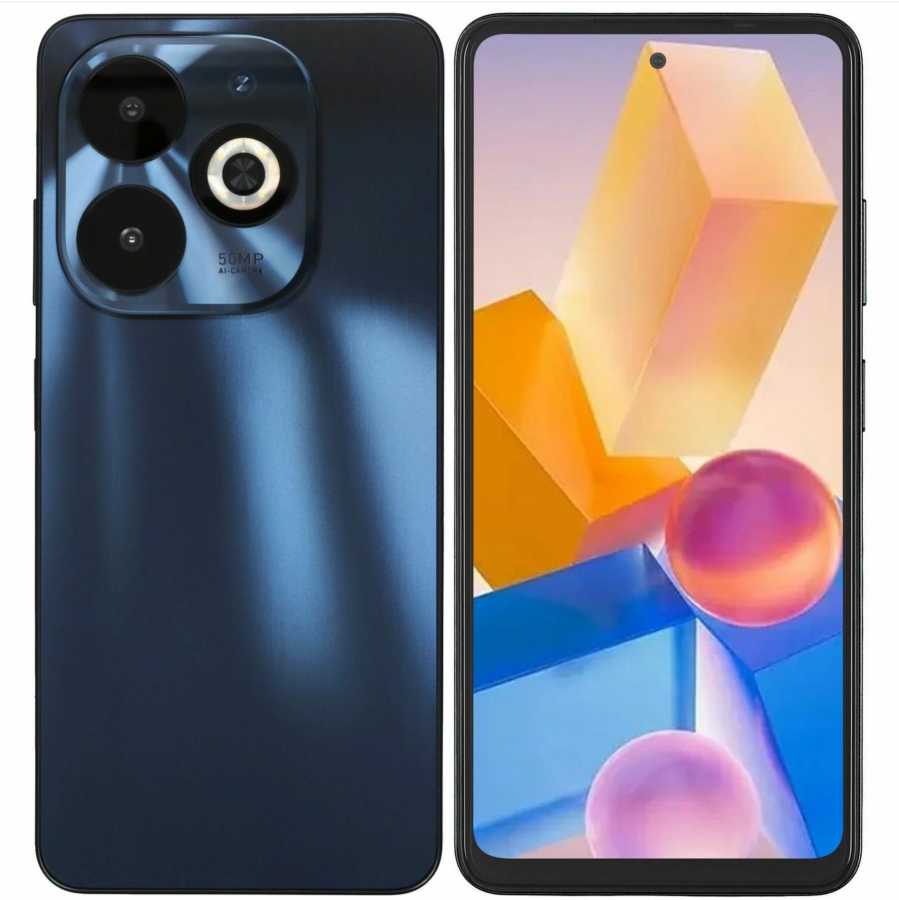 6.6" Смартфон Infinix SMART 8 Pro 4 64 ГБ черный