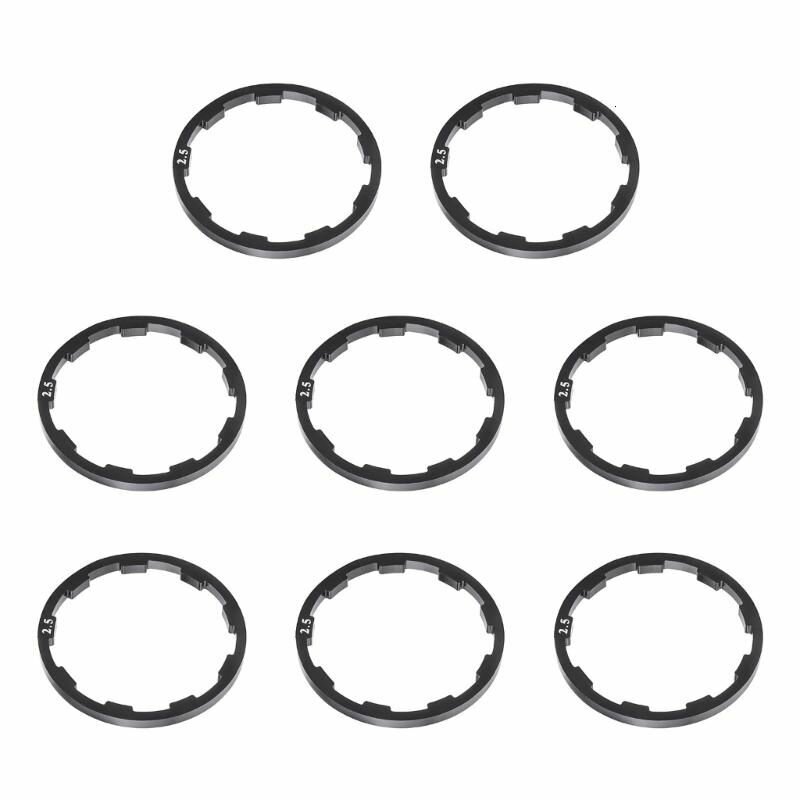 8 шт. Проставки для втулки велосипеда, легкая установка, - 2.5MM
