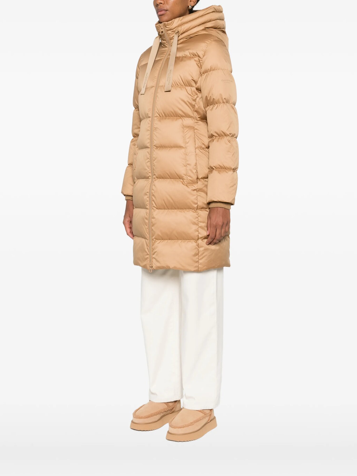 Пальто Marc O'Polo Zip-up padded coat, размер 44 EU, разноцветный — фото 1
