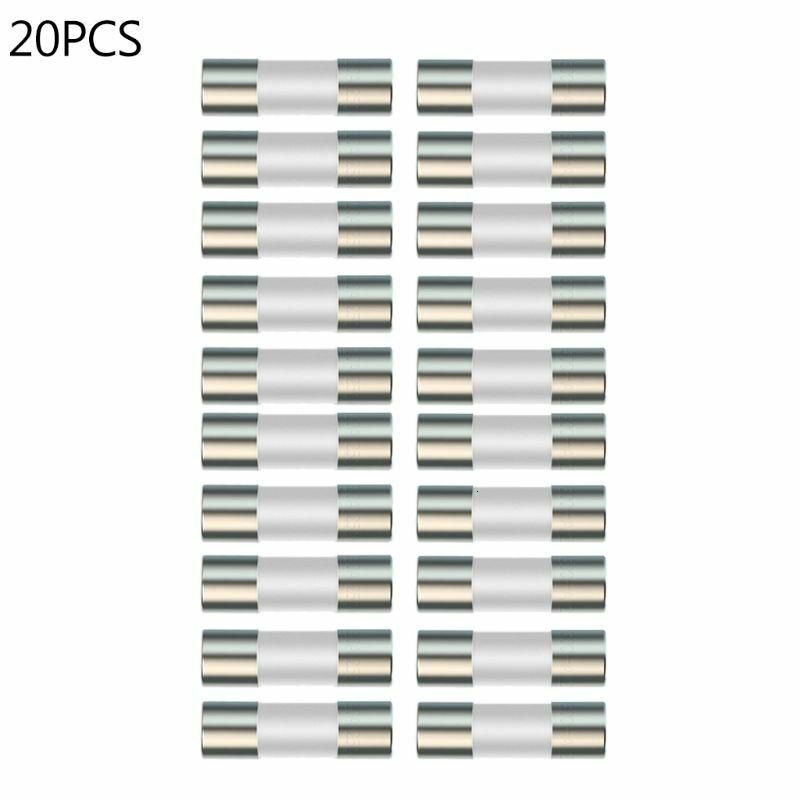 20 шт. Керамические предохранители для мультиметрового инструмента 600 мА, 10шт 600hA+10шт 10A