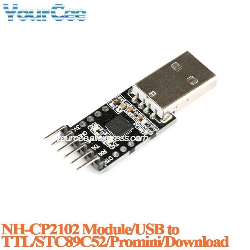 USB к TTL UART конвертер модуль CH9340 1pc, CP2102 Downloader