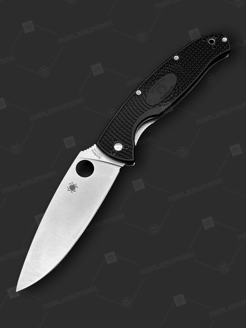 Нож складной туристический Resilience Lightweight, черный, сталь 8Cr13MoV, рукоять термопластик FRN, liner-lock