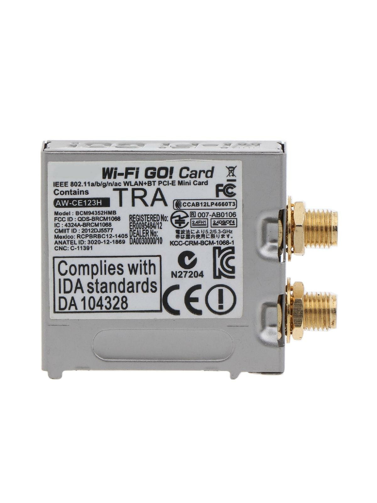 WiFi Card AW-CE123H BCM94352HMB 802.11ac 2.4G/5Ghz Mini PCI-E Card 867Mbps Bluetooth-compatible 4.0 BCM94352 94352HMB