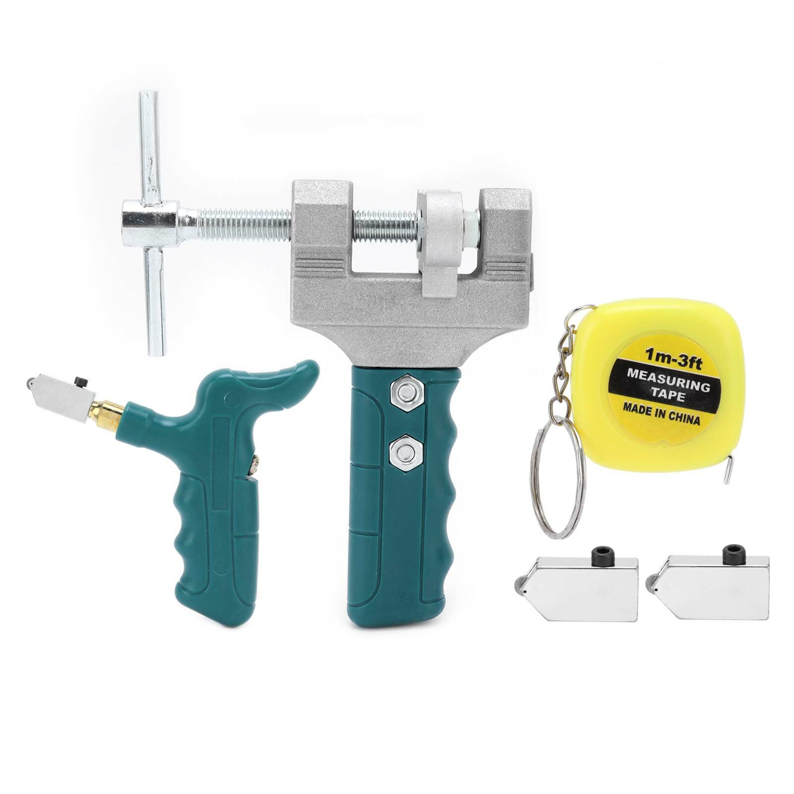 Портативный набор для резки стекла, ручной ручной нож для открывания керамической плитки, аксессуар для резки, 12-дюймовый отрезной круг, защитное ограждение