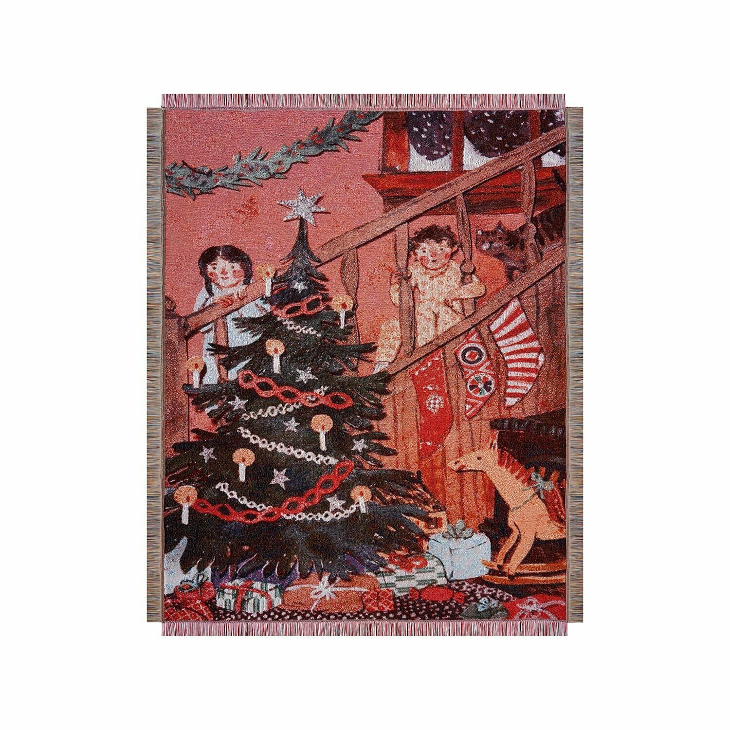 Ретро вязаное одеяло для дивана, magic, 130X160CMРетро вязаноеРождественская и новогодняя серия
