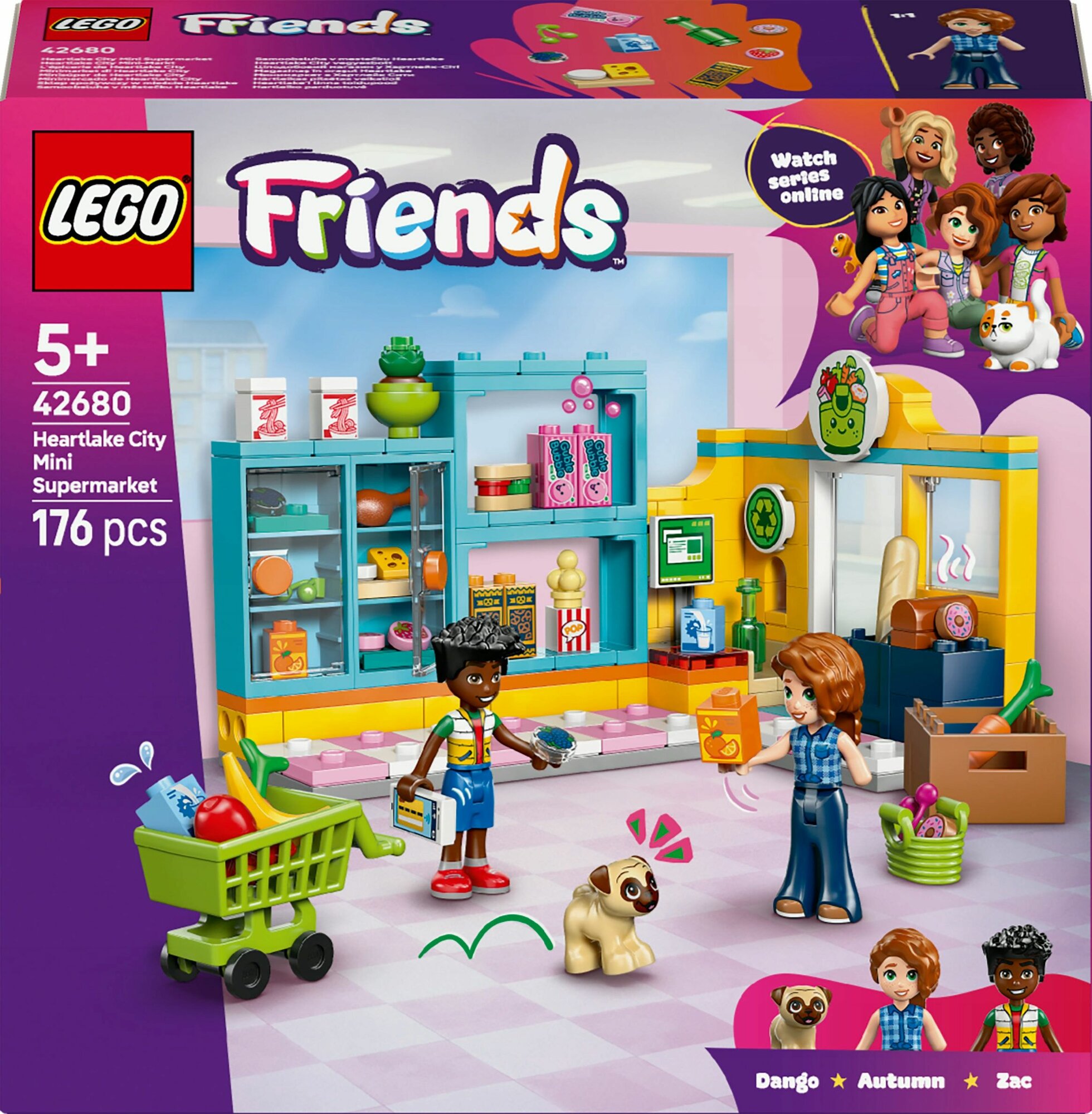 Конструктор LEGO FRIENDS - Продуктовый магазин Хартлейк-Сити, 176 эл. - Лего друзья 42680