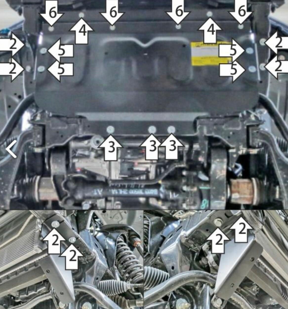 Защита радиатора, 2 мм, Сталь. для Oting Paladin 2023-н. в, Motodor.78607