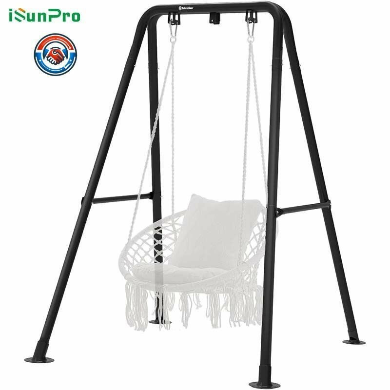 Независимая стальная подставка для гамака, многофункциональная складная конструкция для сада и отдыха на природе, устойчивый кронштейн без крепления к деревьям