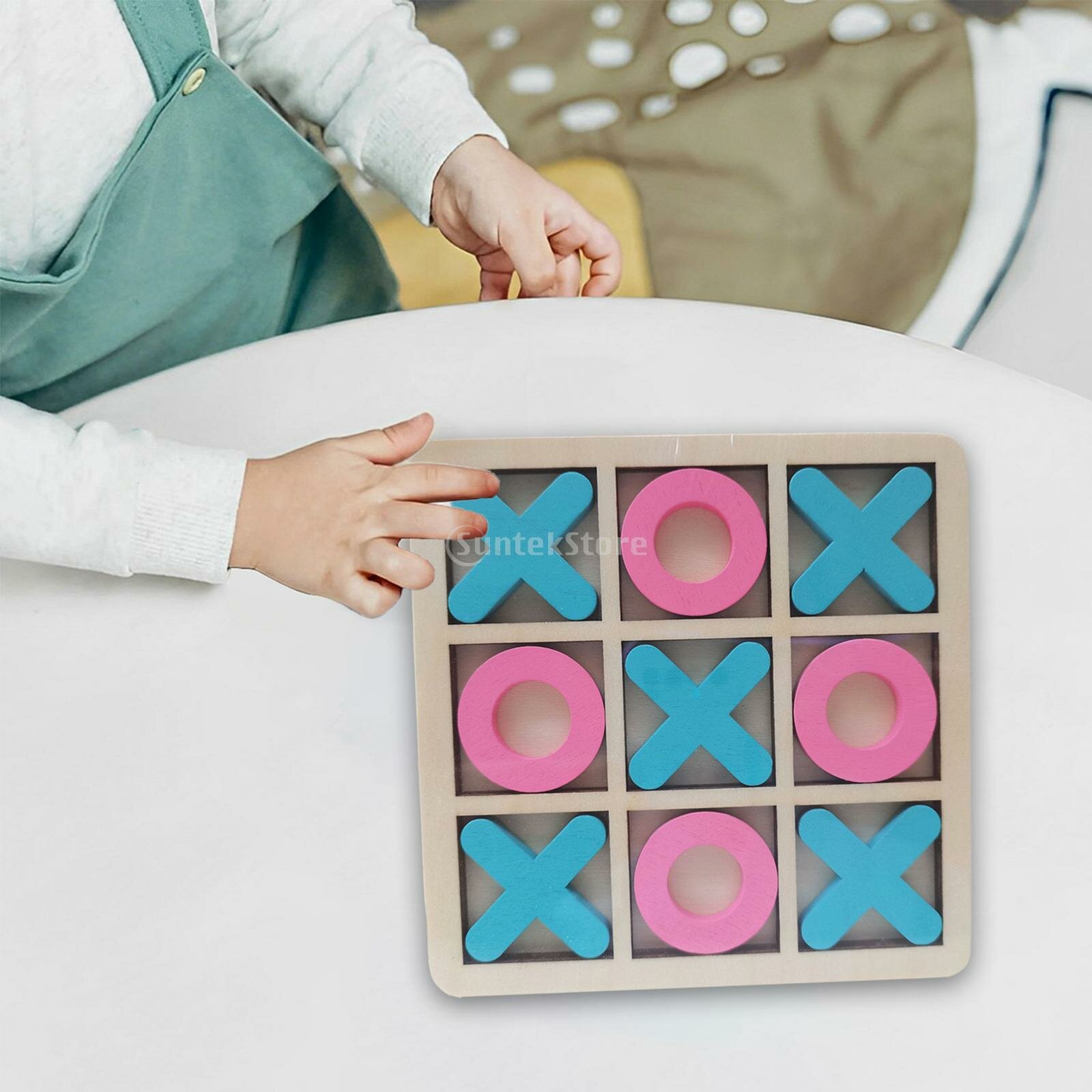 Деревянная настольная игра Крестики-нолики для детей и взрос