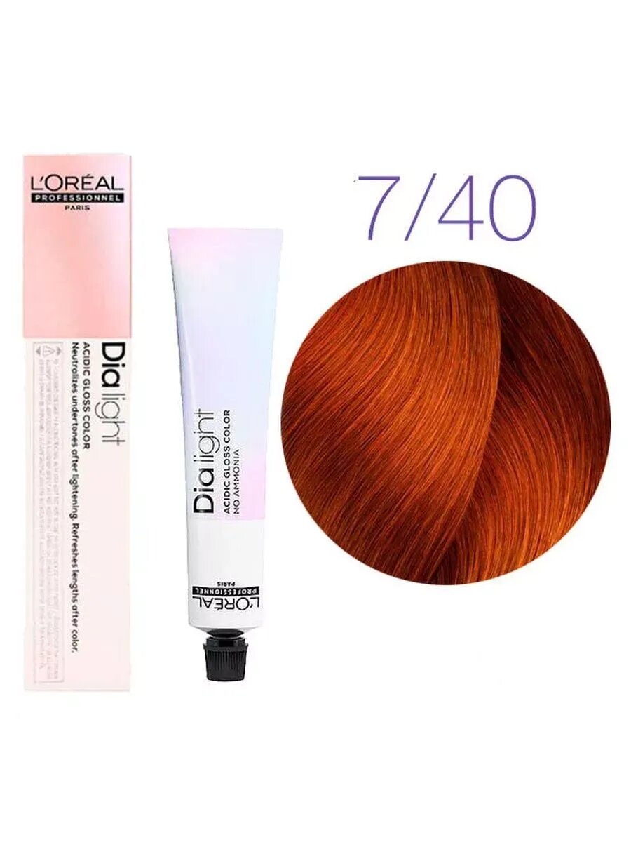 Loreal Dia Light 7.40 - Диалайт 50 мл — фото 1