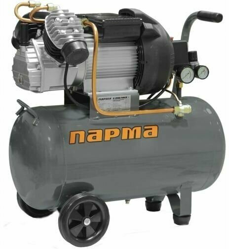 Компрессор парма прямой K-2200/50КМ (356л/мин,50л,220В/2200Вт,2цил,8бар) 38кг