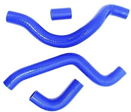 TEKHNOPARTNER 2112 Патрубки радиатора ВАЗ-2112 (кт.4 шт.) силикон армированные (Технопартнер)