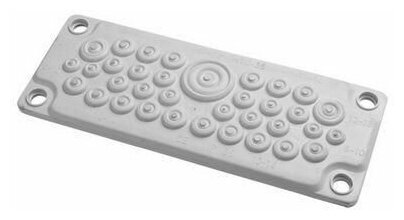 Ввод кабельный пластик V0 UL94. (35 отв.) IP65 DKC R5HTC35