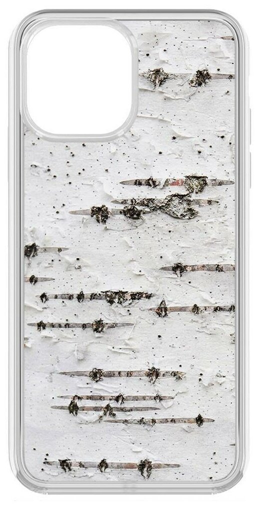 Чехол-накладка Krutoff Clear Case Березка для iPhone 13 Pro Max