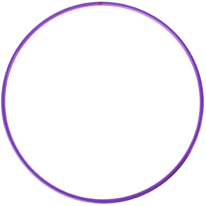 Обруч профессиональный для художественной гимнастики, дуга 18 мм, d 65 см, цвет фиолетовый