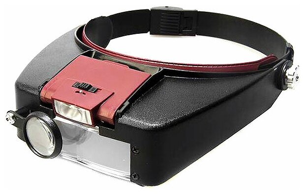 Лупа налобная с подсветкой Veber 81007-A