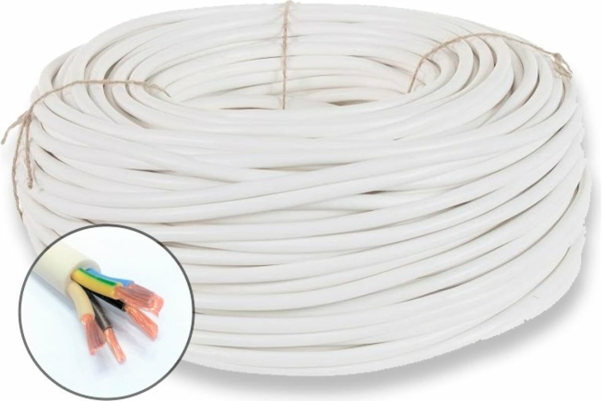 Провод ПВС 5x6 мм2, бытовой кабель пятижильный, длина 1 м, бренд OZ61827L1 кабель