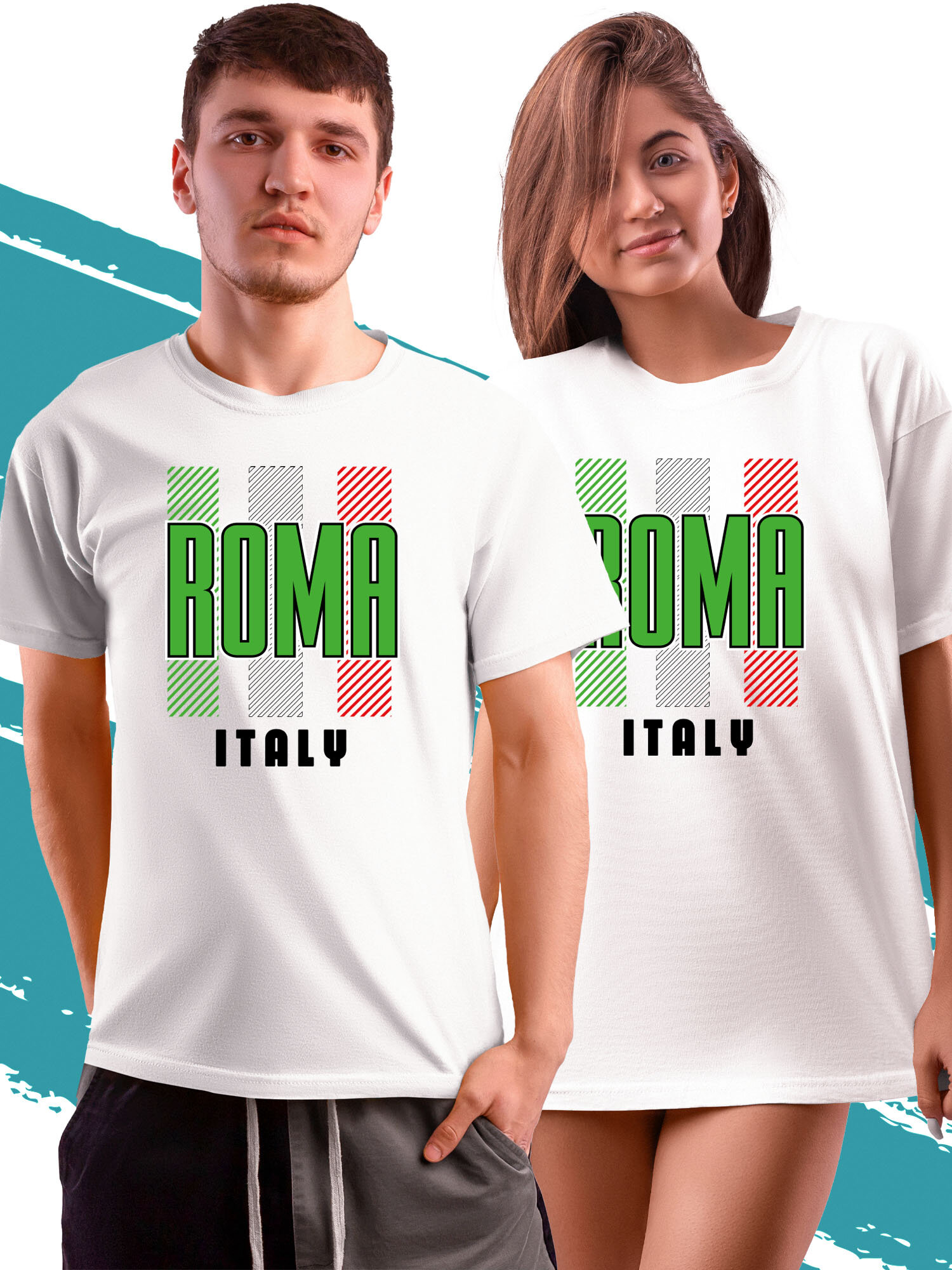 Футболка Roma Italy-Рим Италия