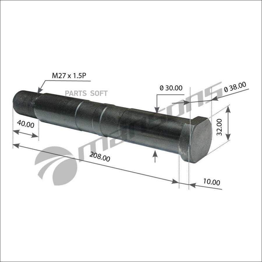 900520 MANSONS Болт GIGANT рессоры MANSONS