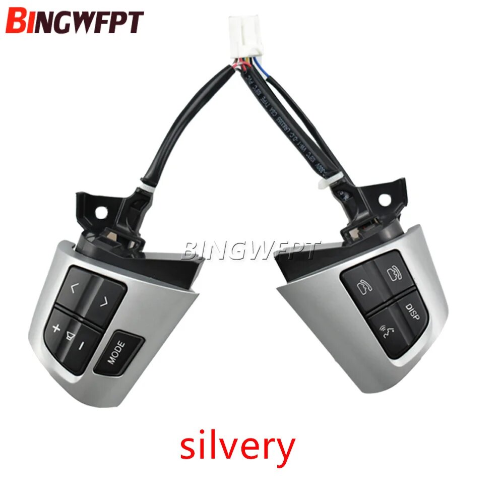 Кнопка управления рулем Silver для Toyota Corolla E150 2010-2013