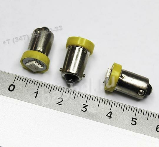 BA9S 2502 BA9S-5050-1SMD-Y, Автолампа светодиодная